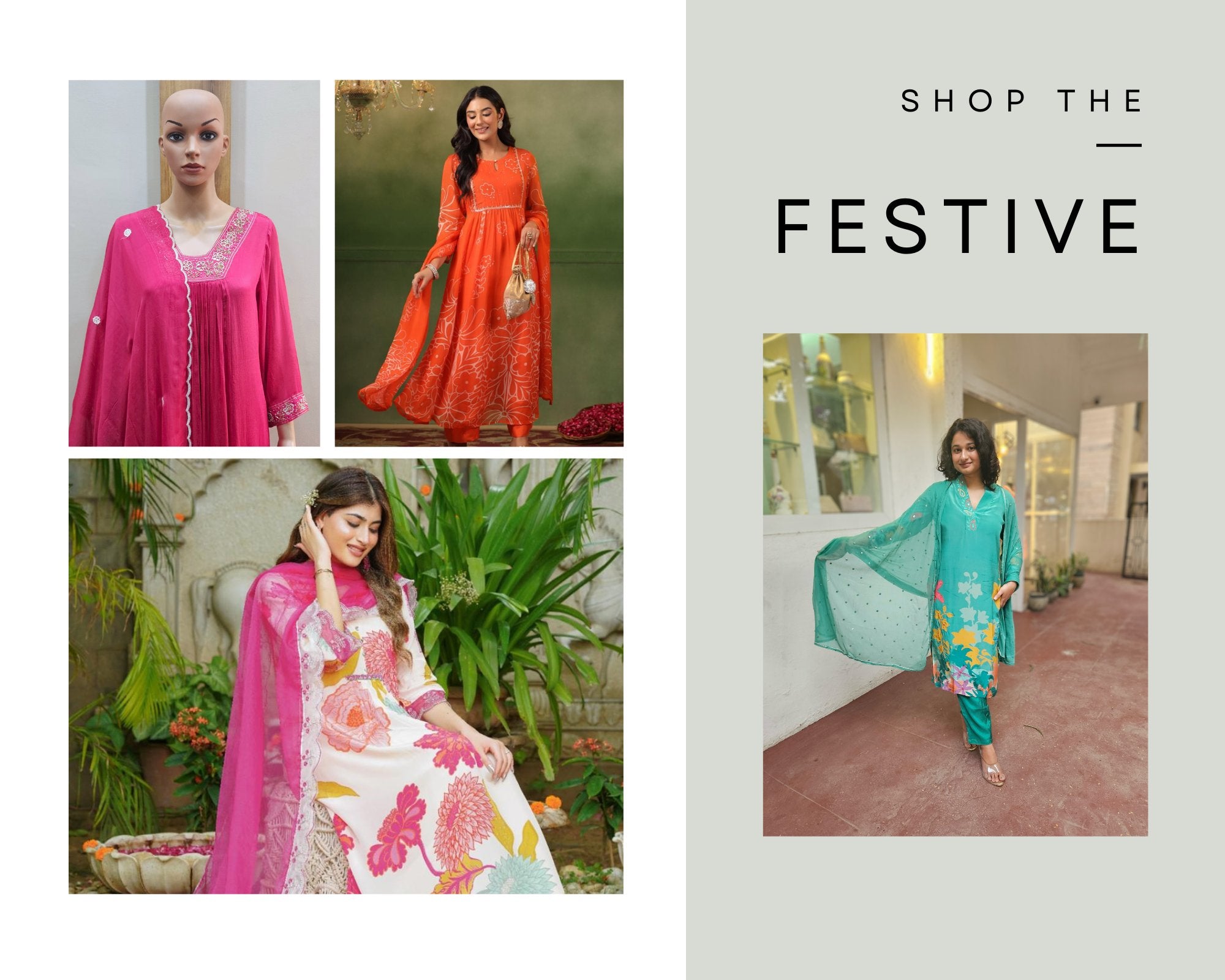 Women ethnic wear online store for Kurtis, Dupatta Sets, Anarkalis – beebou
